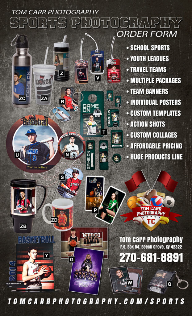 Pre-Paid Sports Package Pricing » Tom Carr Photography